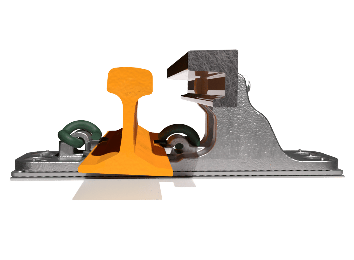 Check Rail Chair Assembly - Mosdorfer Rail