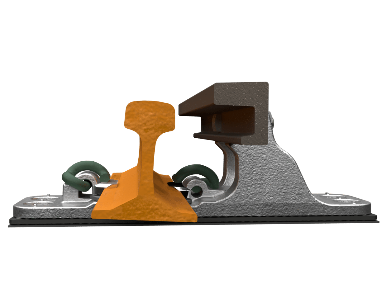 Check Rail Chair Assembly - Mosdorfer Rail